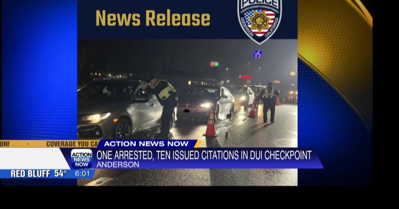 Anderson police make DUI arrest during checkpoint | Video ...