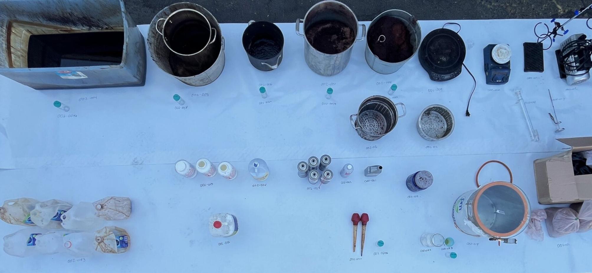 Active Dimethyltryptamine lab found during BINTF service of search warrant in Chico | News ...