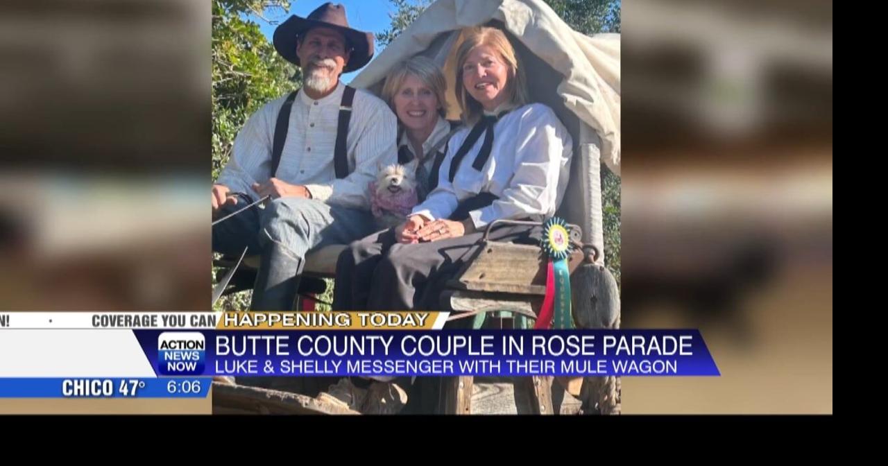 Butte County couple joins Rose Parade with mule team | Video ...
