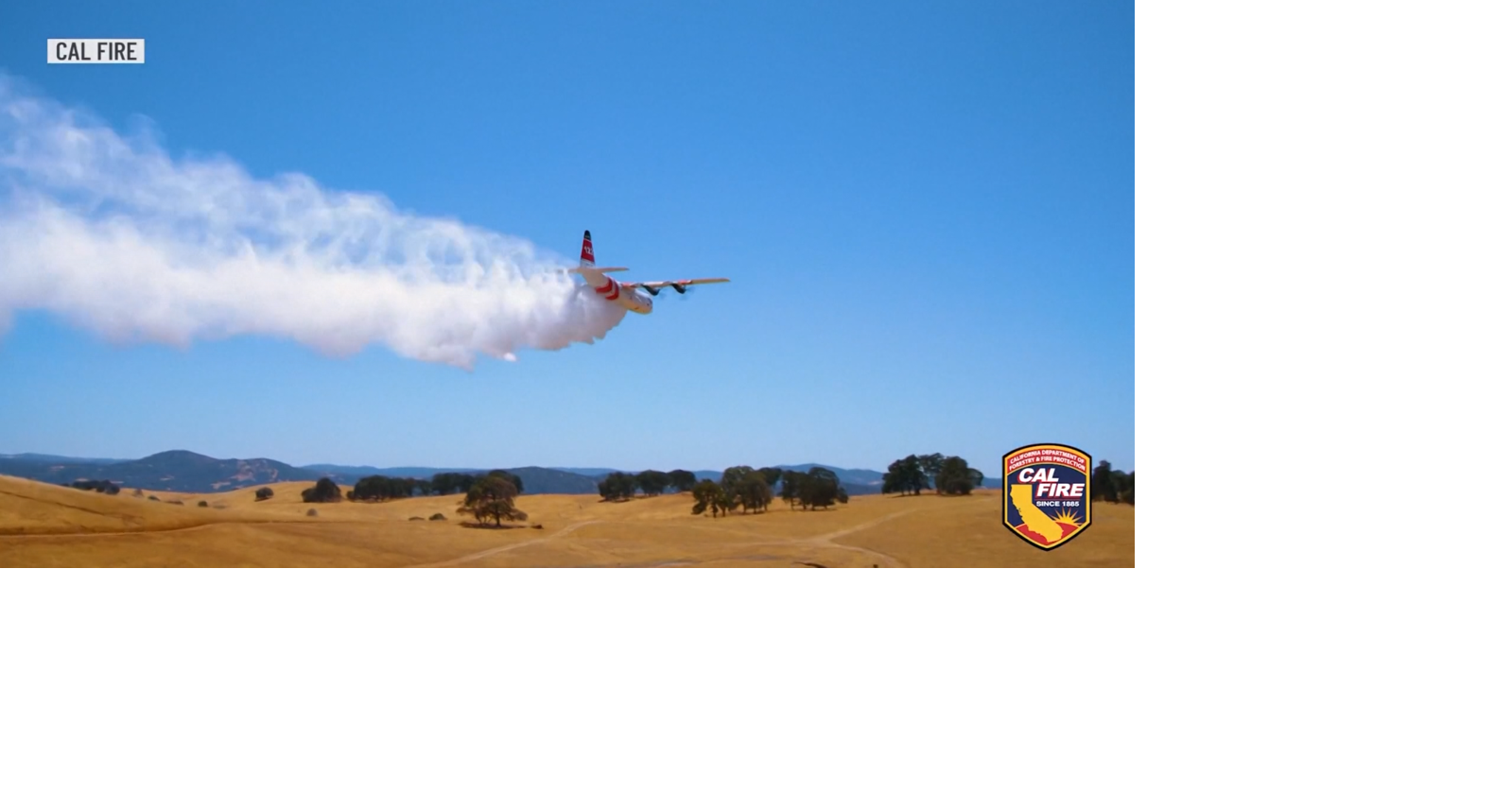 CAL FIRE utilizing new C-130 air tanker in battle against wildfires ...