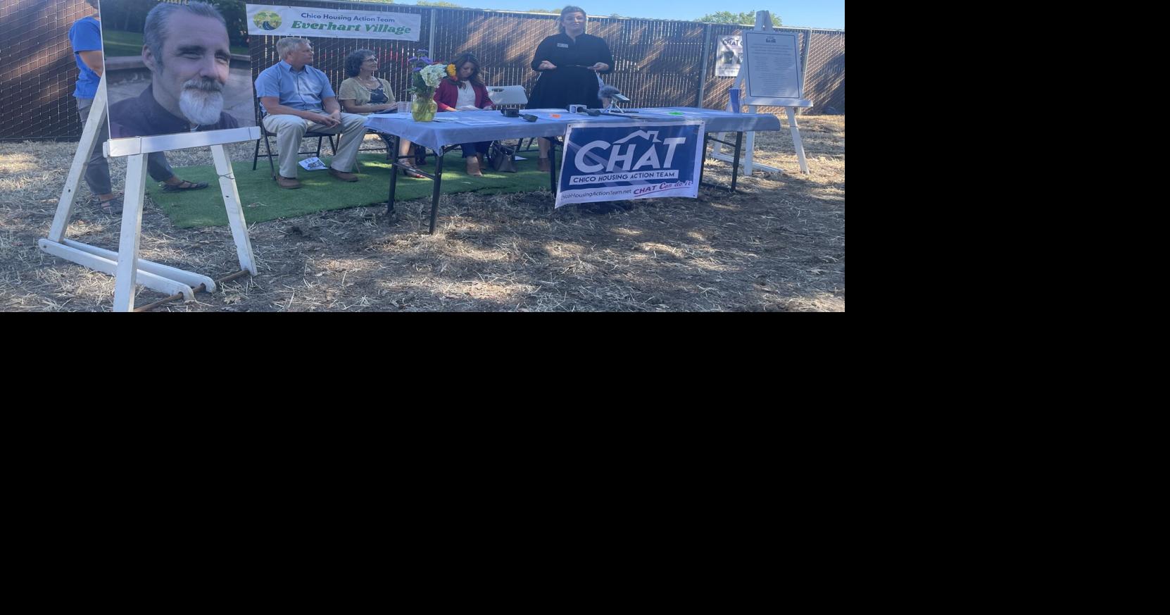 Crew break ground to build 20 tiny homes for the homeless in Chico ...