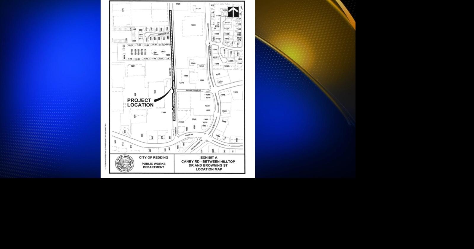 Traffic control on Canby Road in Redding through December 31 | News | actionnewsnow.com