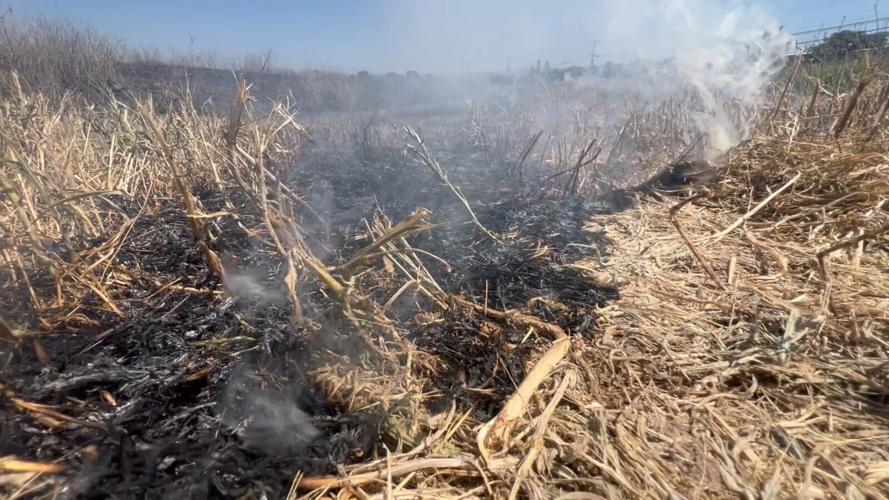Chico Fire Department burning 185 acres of grass at Chico Airport ...
