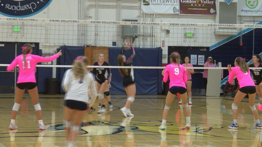Pleasant Valley Volleyball sweeps Shasta on 'Fight Like a Viking' Night ...