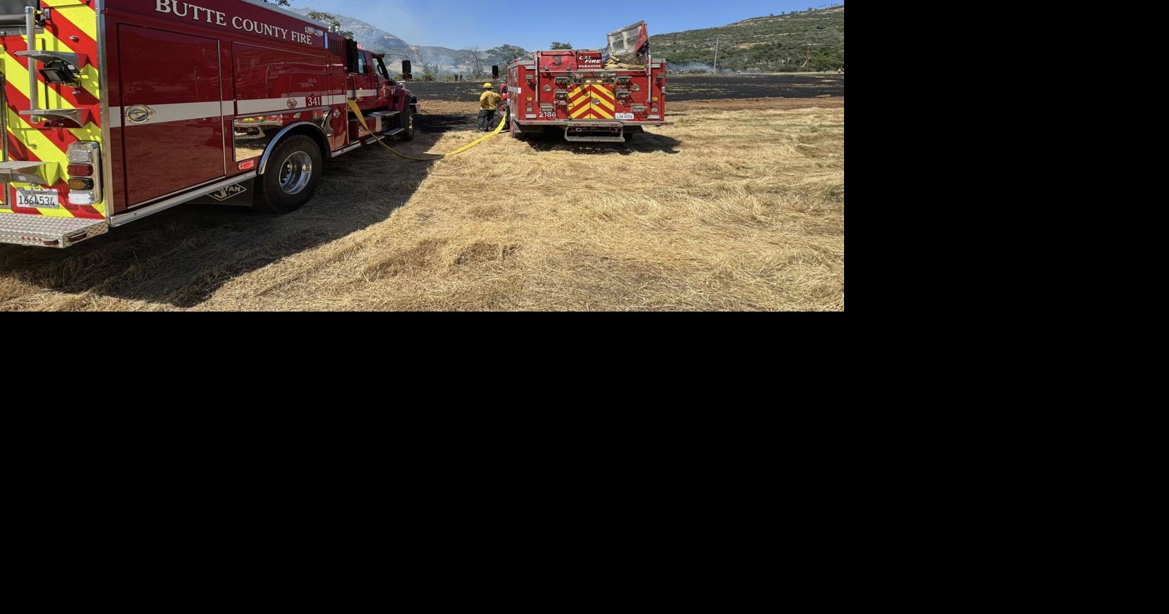Crews from CAL FIRE Butte Unit contain vegetation fire burning on Honey ...