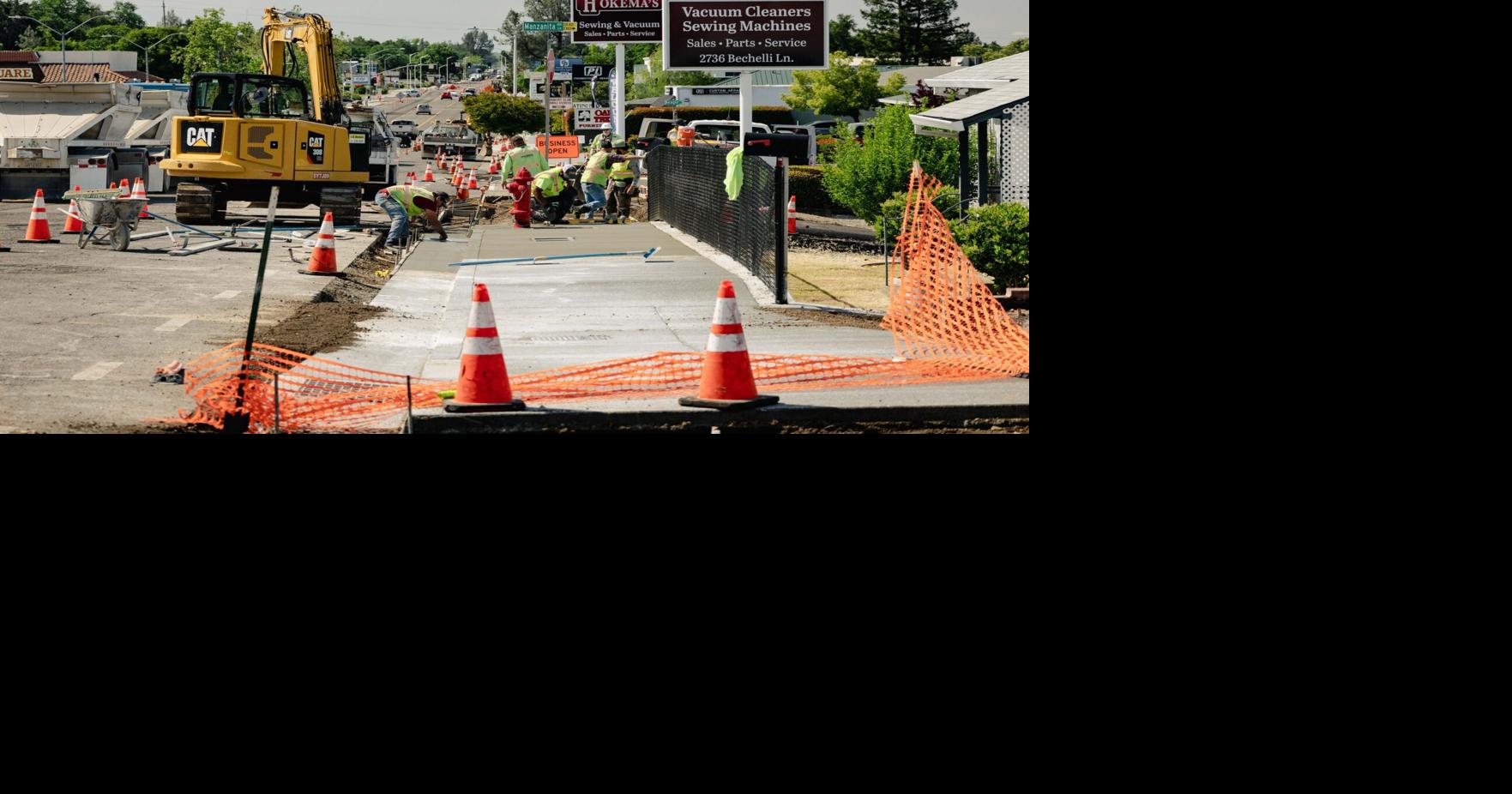 Major delays expected this week during Bechelli roadwork in Redding ...