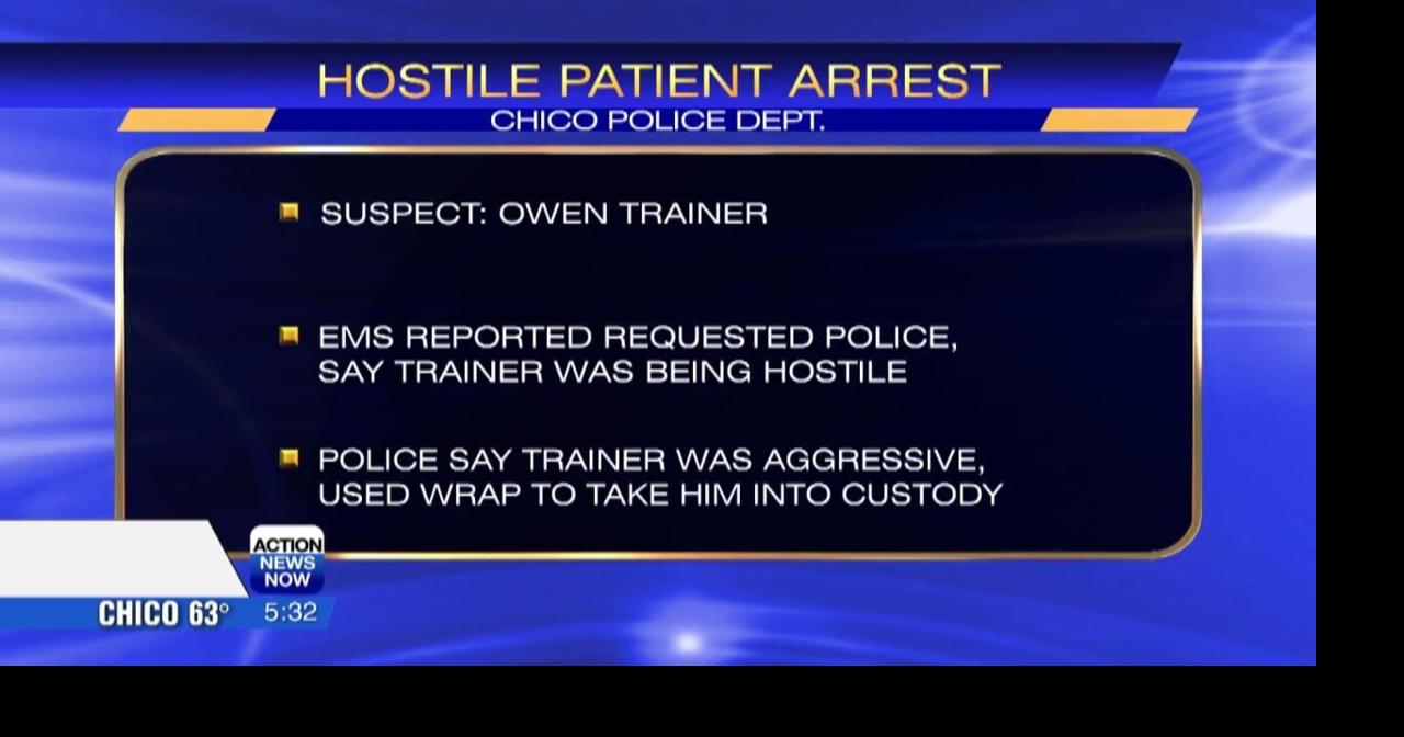 Chico Police use full body restraint on man taken into custody | Video ...