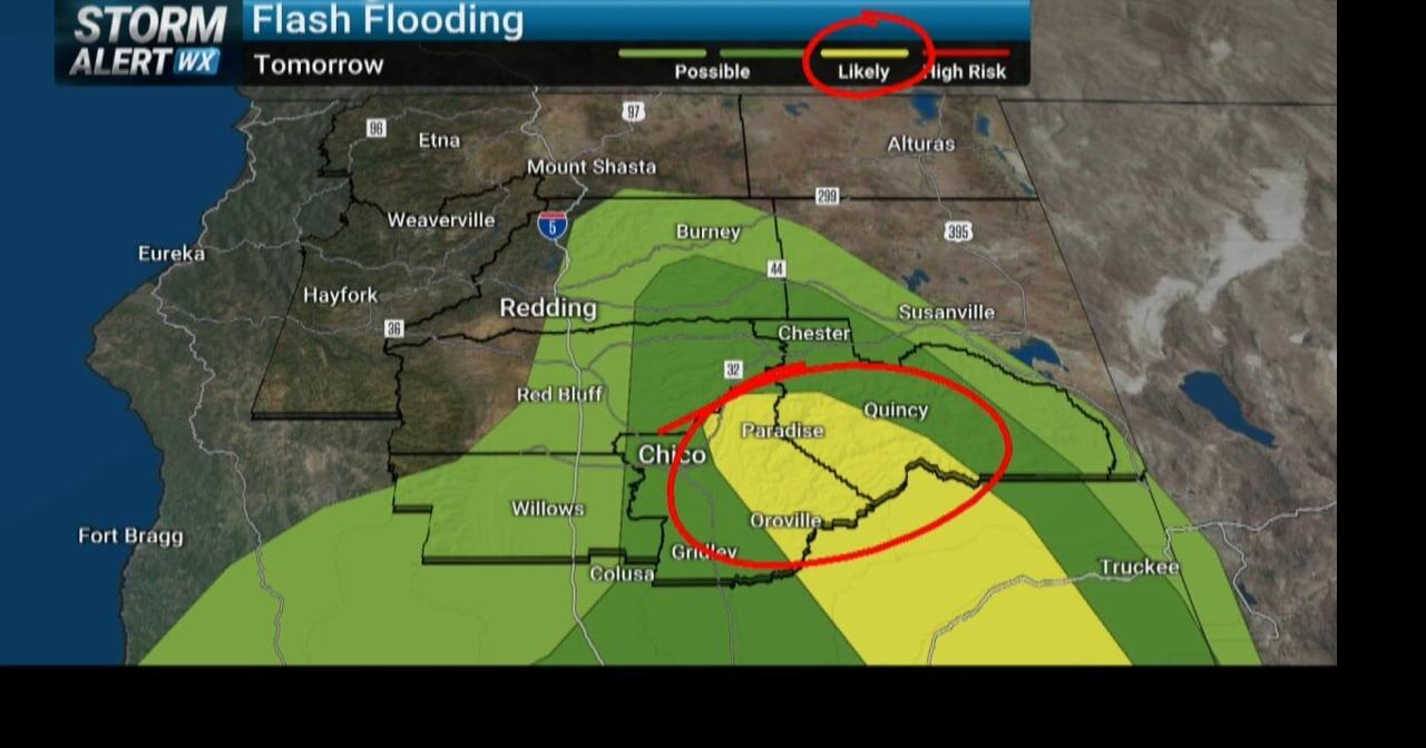 Storm Alert Weather: Flash flood warning in effect for Redding area ...