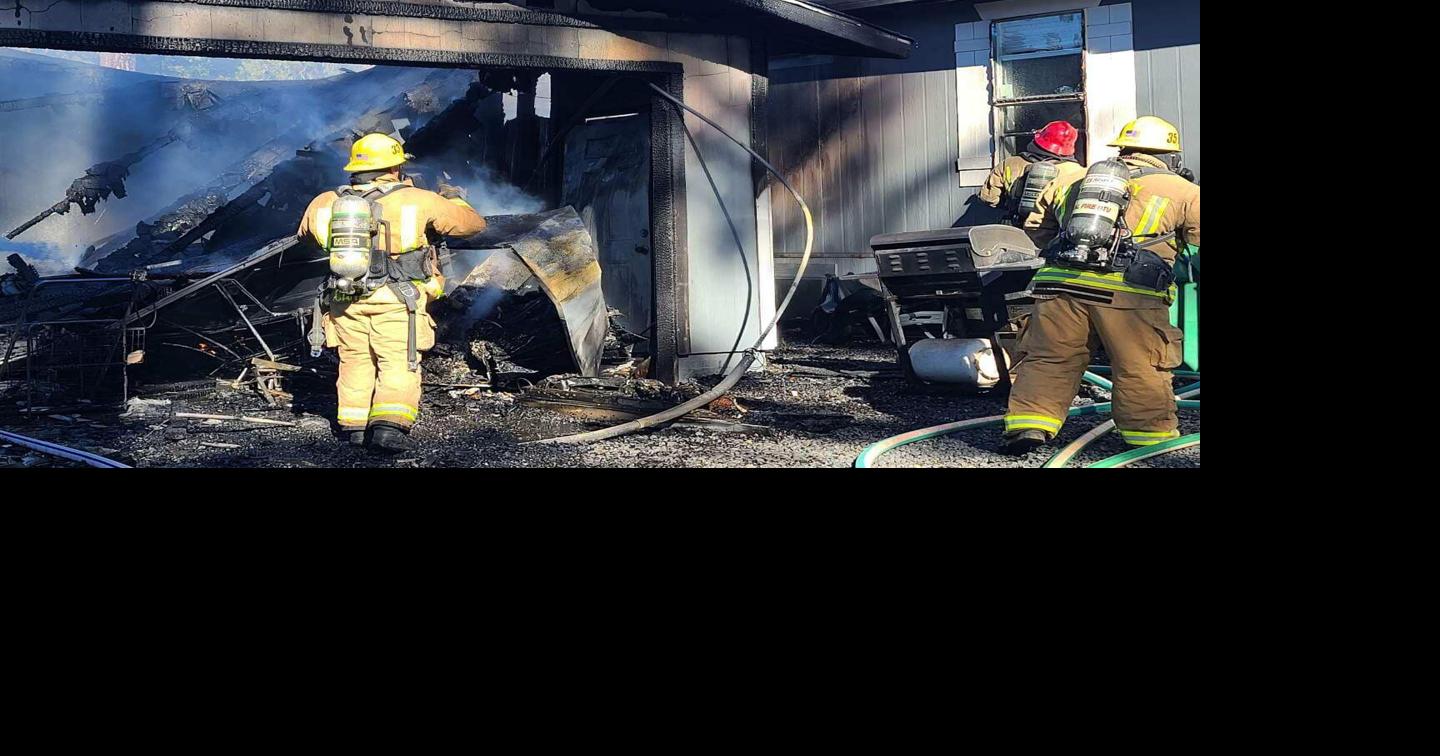 Firefighters knocked down a fully involved garage fire in Magalia ...