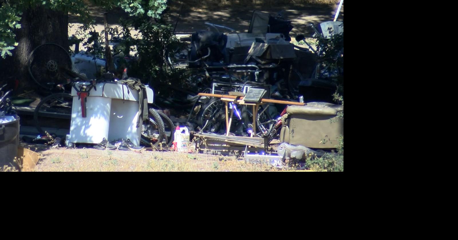Neighbors frustrated with trash, waste piling up from homeless camp at ...