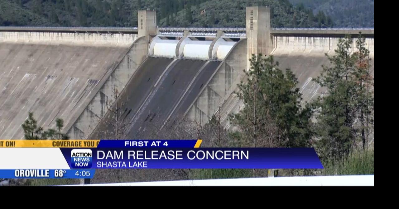Water being released from Shasta Dam ahead of rainy weather in the ...