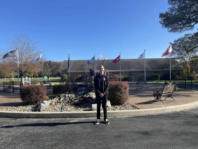 Redding teen Preston Sharp has honored veterans in all 50 states | News ...