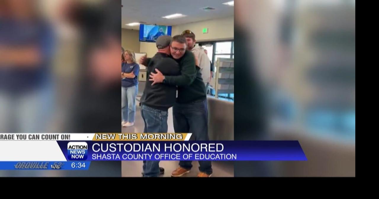 Shasta County Office of Education honors retiring custodian after 34 ...