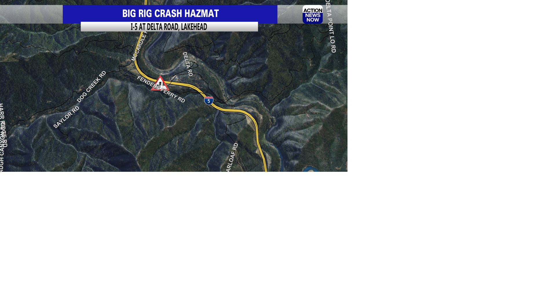 All lanes reopen on I-5 after big rig crash and diesel spill in ...