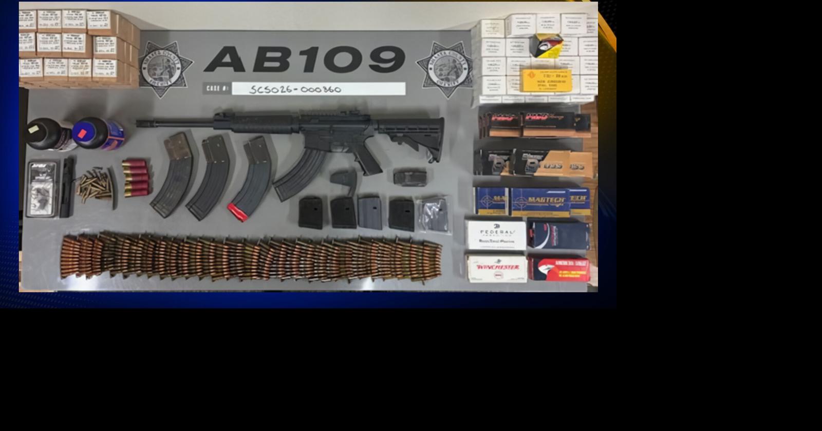Man arrested after probation check leads to discovery of assault rifle ...
