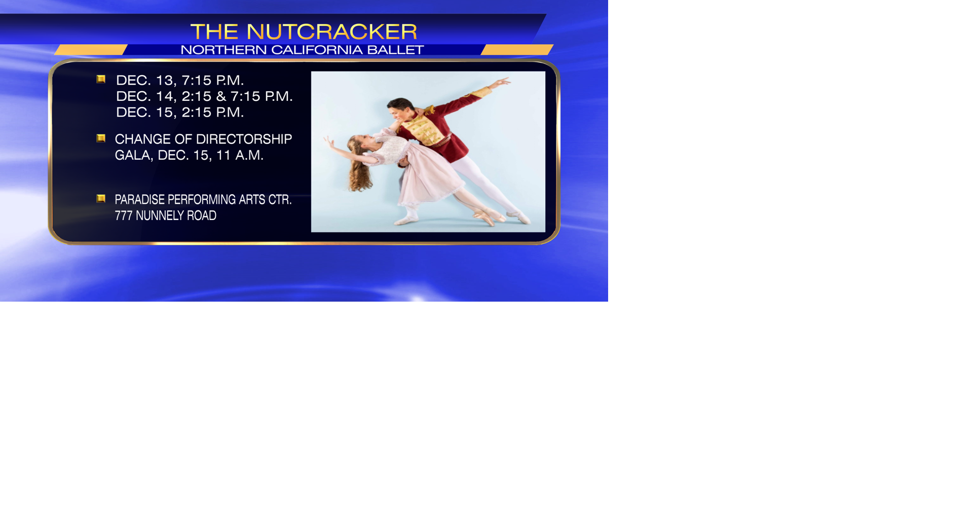 Northern California Ballet's "The Nutcracker" set to dazzle this year ...