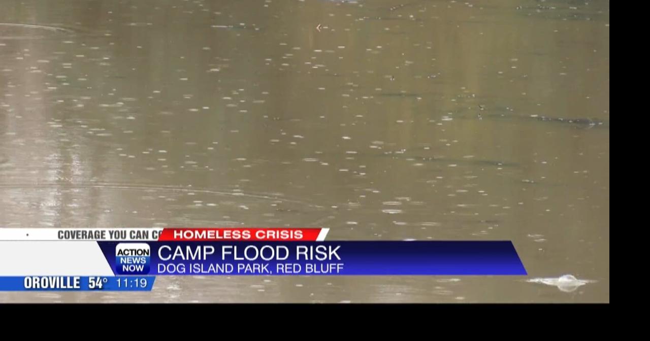 Red Bluff's city sanctioned homeless site poses flood risk | Video ...
