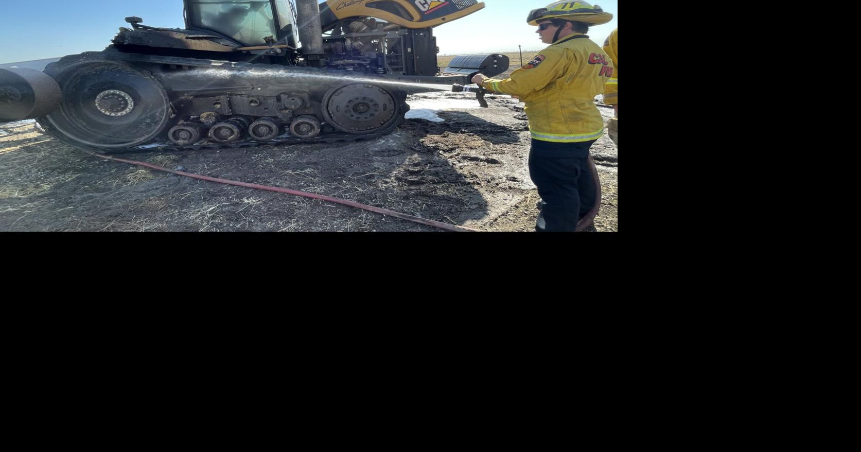 Firefighters contain tractor fire near Nelson | News | actionnewsnow.com