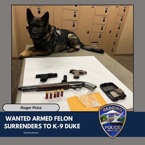 Wanted armed felon arrested in Redding during high-risk traffic stop ...