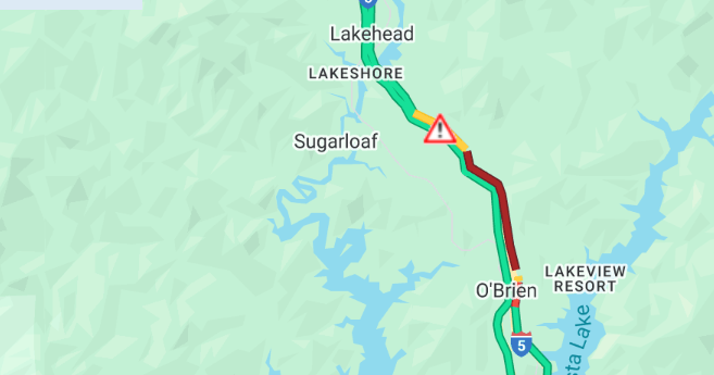 Sunday afternoon truck fire on Interstate 5 north of O'Brien is still ...