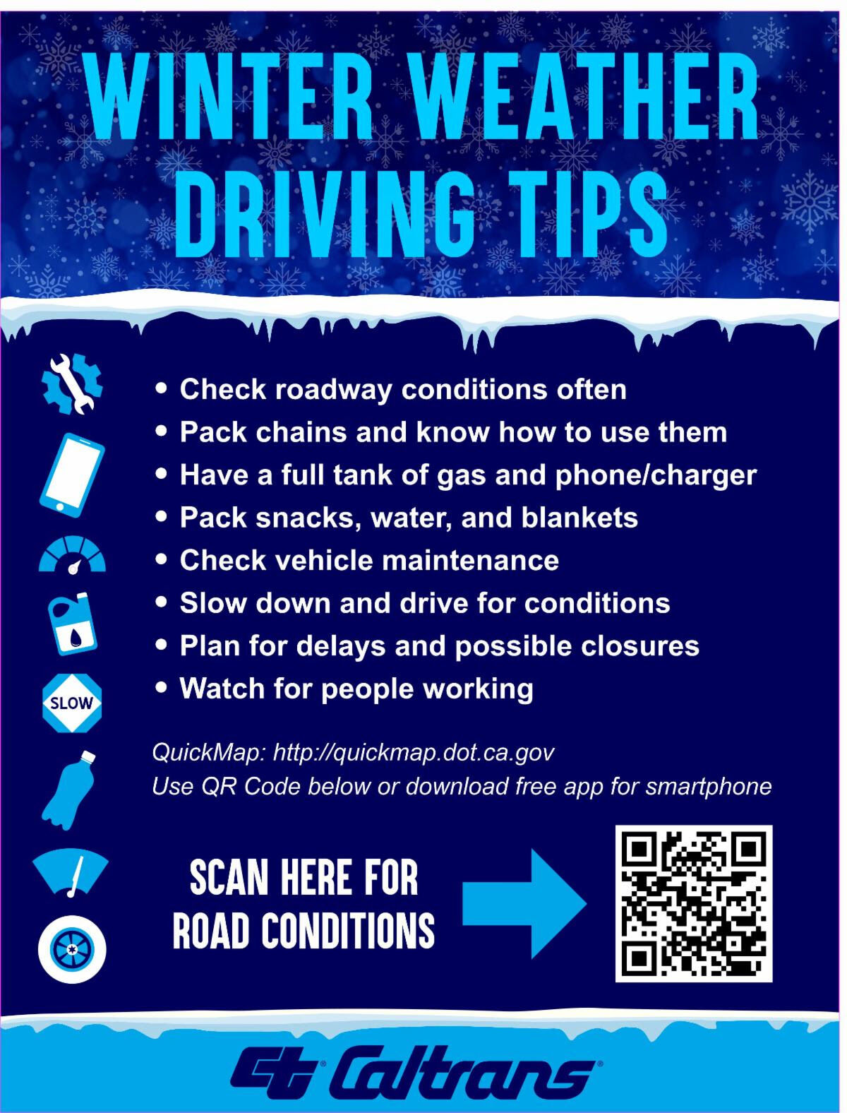 Caltrans issues travel advisory for incoming series of winter storms ...