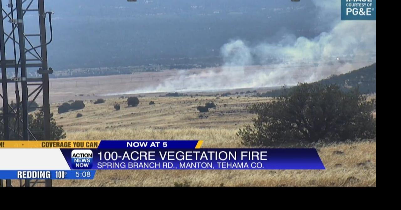 Firefighters stop forward spread of vegetation fire in Manton | Video ...