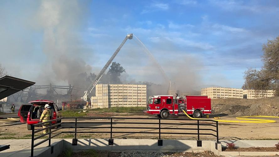 Firefighters battling large structure fire in Live Oak | Covering ...