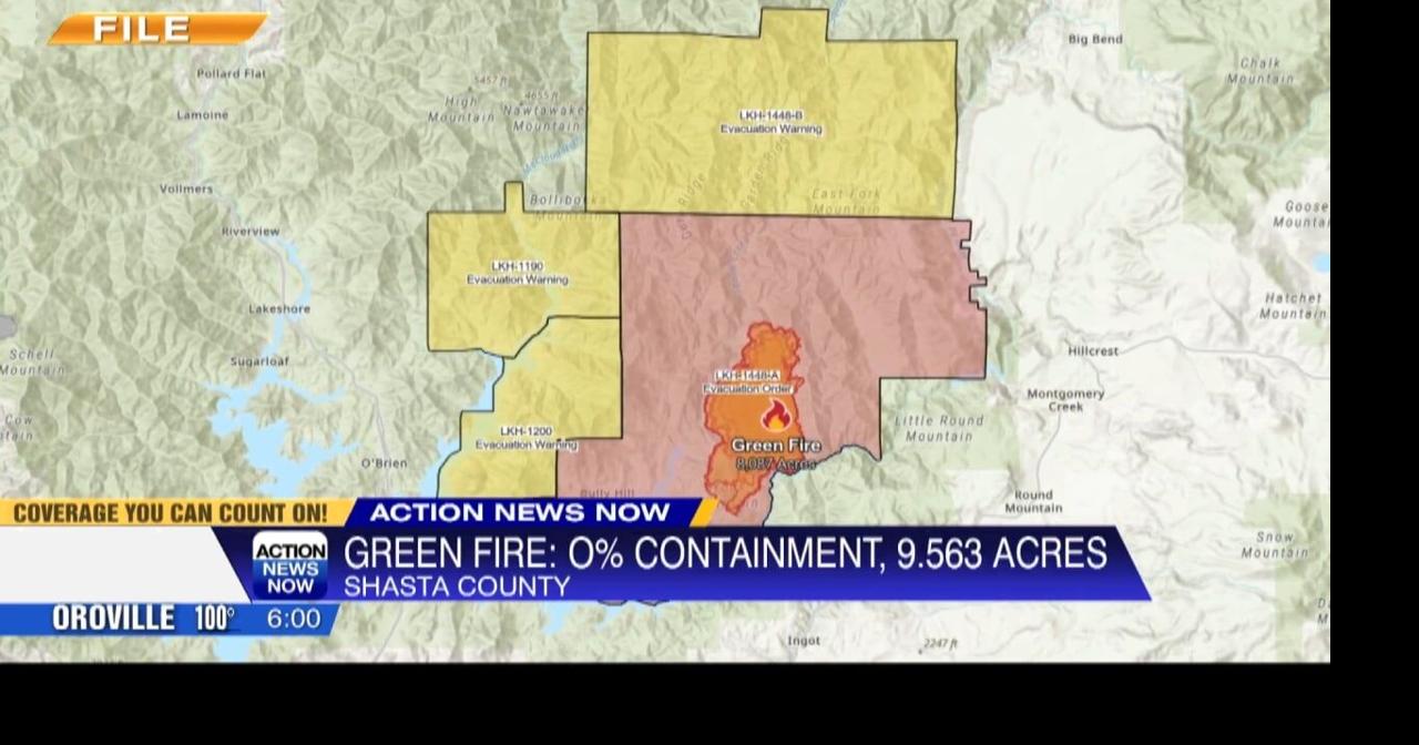 Green Fire: 9,563 acres burned, 5% containment | Video | actionnewsnow.com