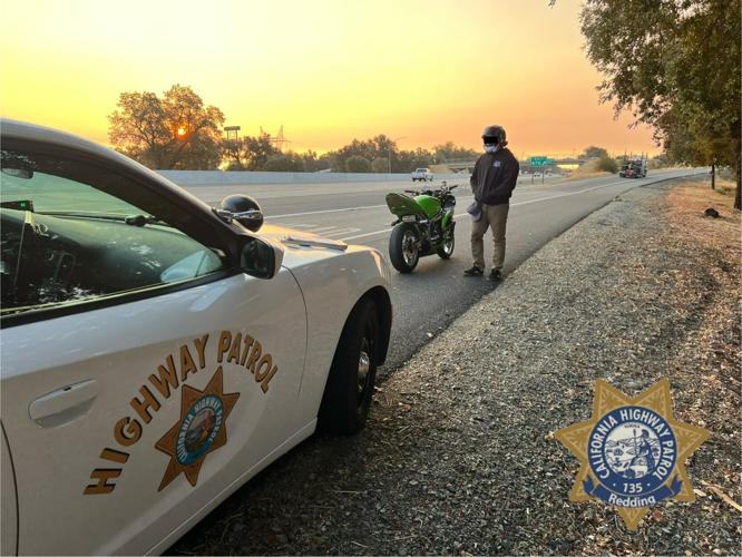 CHP officers observe motorcyclist traveling over 100 mph in Redding ...