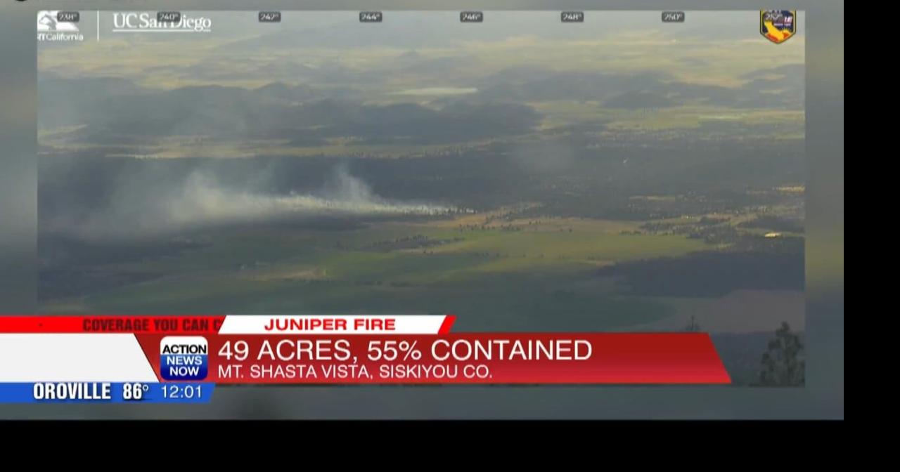 Siskiyou County's Juniper Fire reaches 55% containment | Video ...