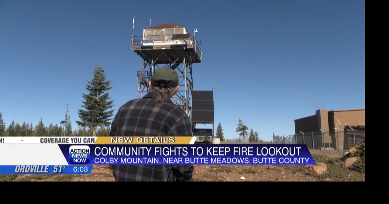 Community rallies to save Colby Mountain fire lookout tower in Butte ...