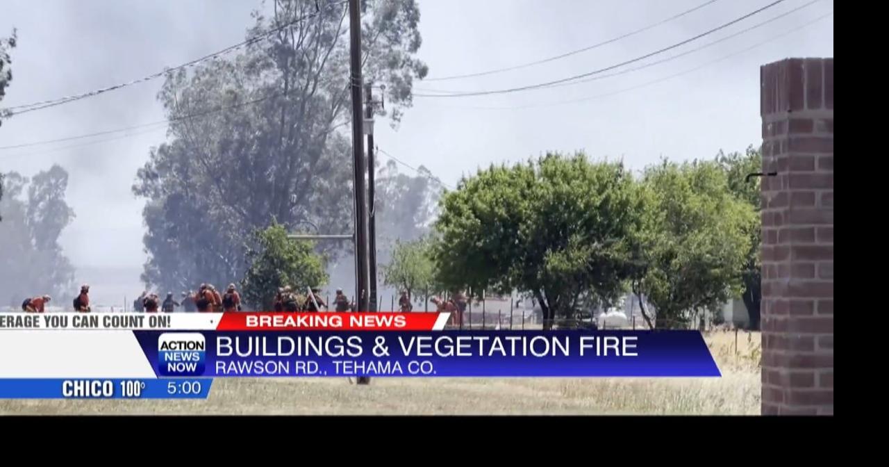 Crews contain vegetation and structure fire in Tehama County | Video ...