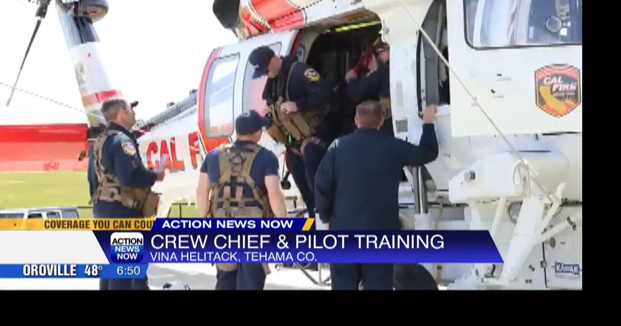 CAL FIRE conducts crew chief and pilot air rescue training at Vina ...