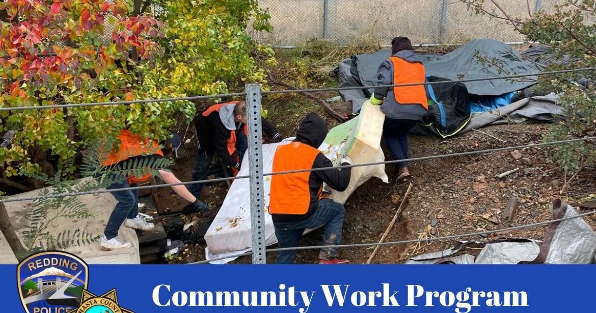 Redding Police Department cleans up illegal homeless camps, removes ...
