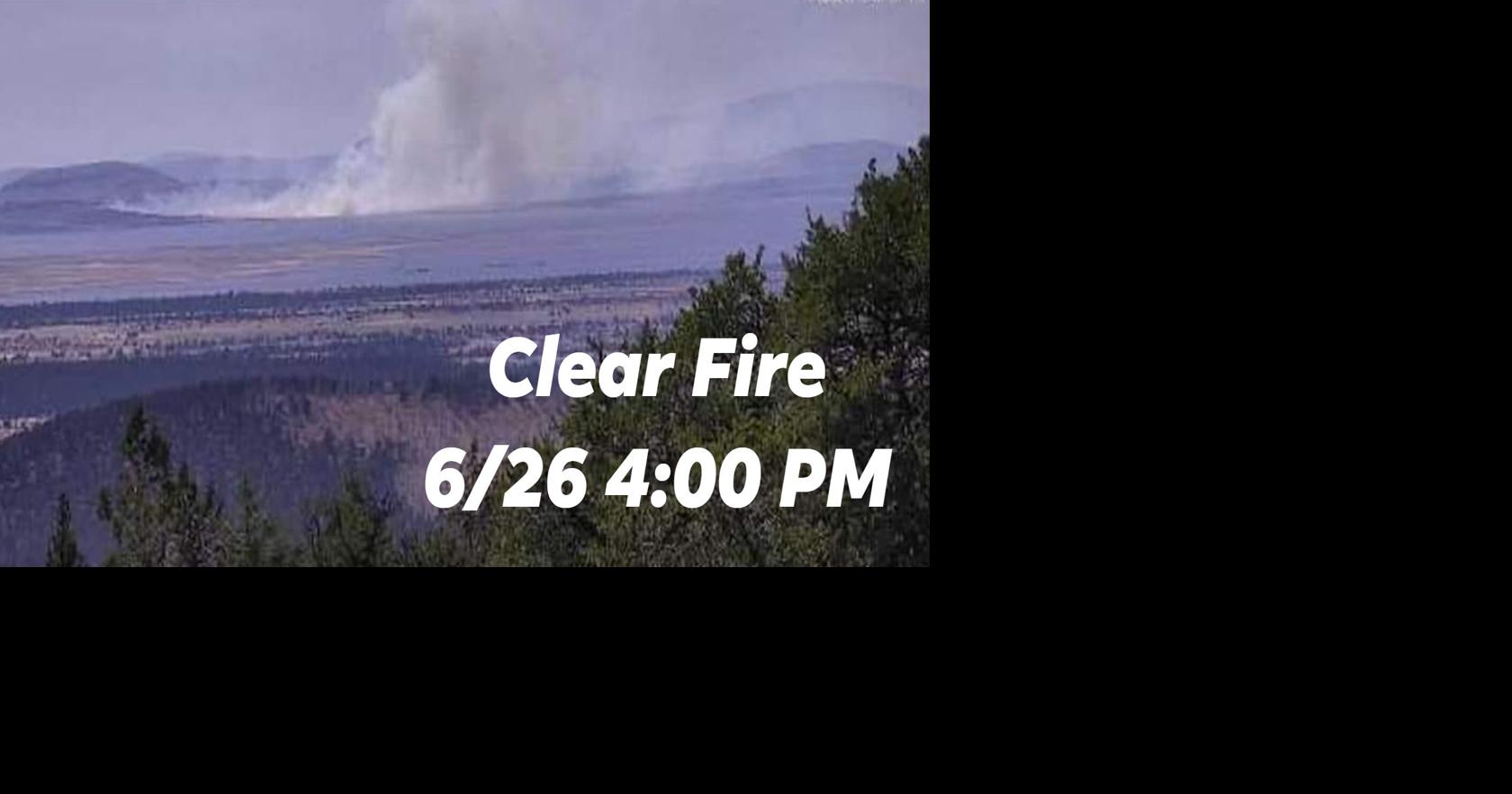 Clear Fire: 890 acres, 80% containment | News | actionnewsnow.com