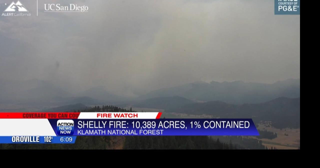 Shelly Fire: 10,389 acres, 1% containment | Video | actionnewsnow.com