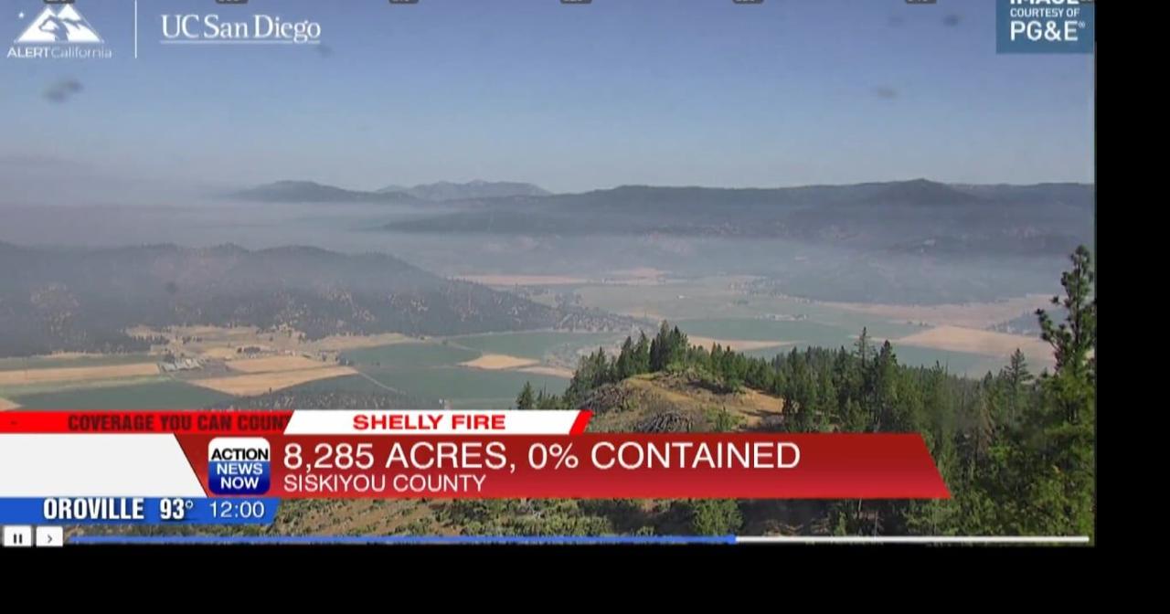 Shelly Fire: 8,285 acres, 0% containment | Video | actionnewsnow.com