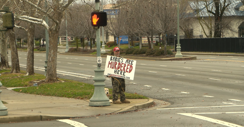 Redding joins national protesters for abortion rights | News ...