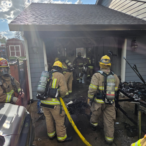 CAL FIRE Butte Unit contains garage fire on Pentz Road in Paradise ...
