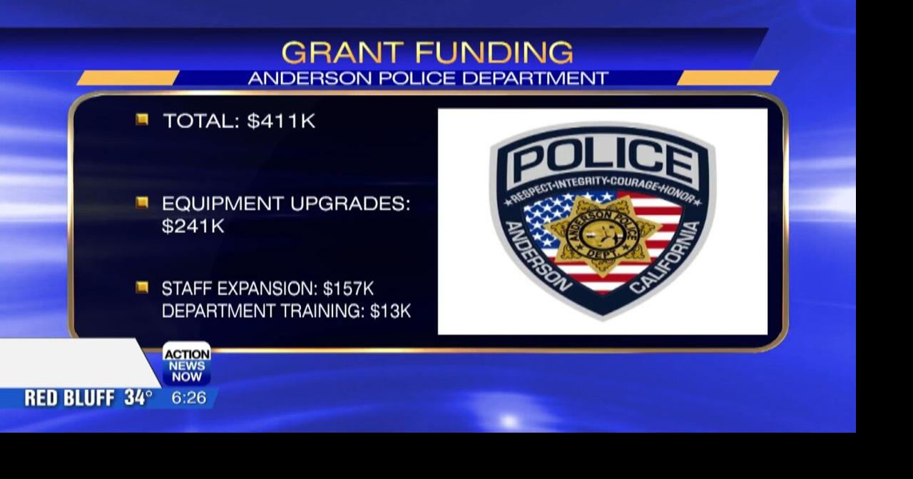 Anderson Police Department receives $411,000 in grant funding | Video ...