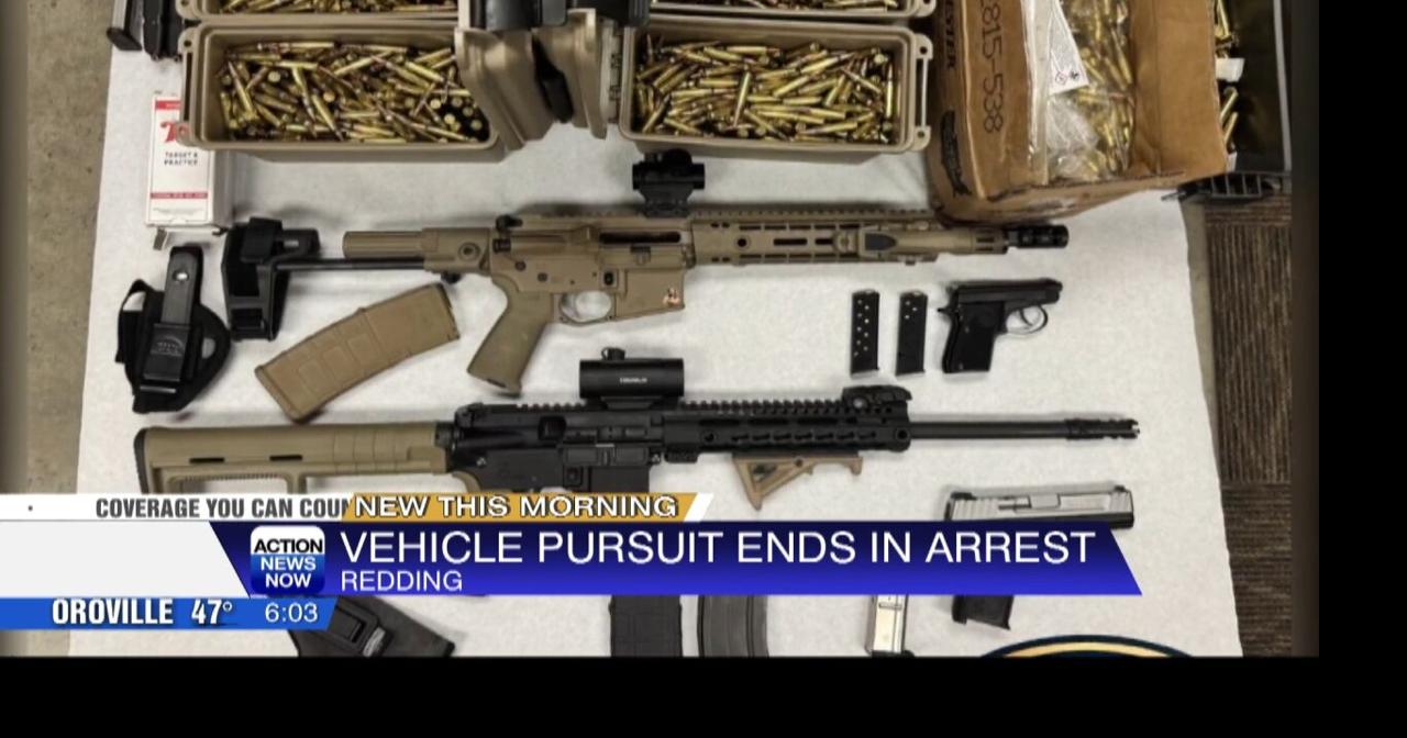 Redding police catch wanted man after wild chase | News | actionnewsnow.com