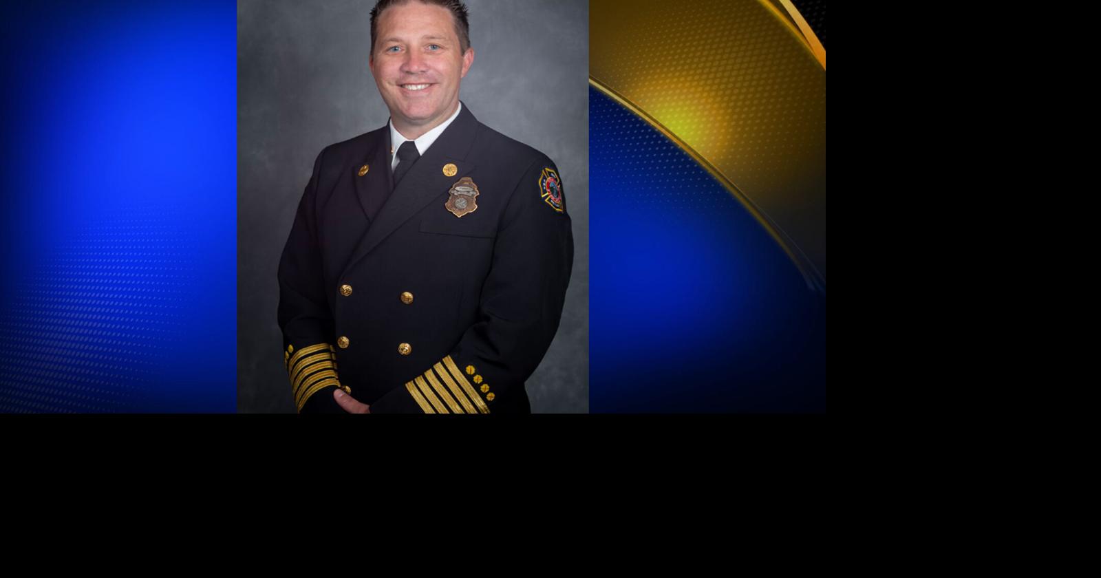 Fire Chief Jesse Alexander of the Yuba City Fire Department announces ...