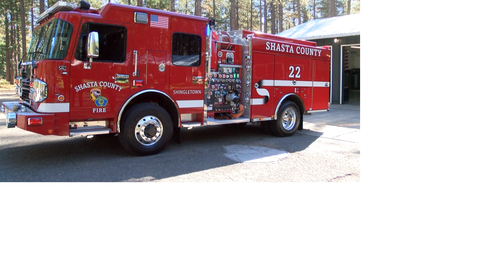 New fire engine in Shingletown commemorated with push-in ceremony ...