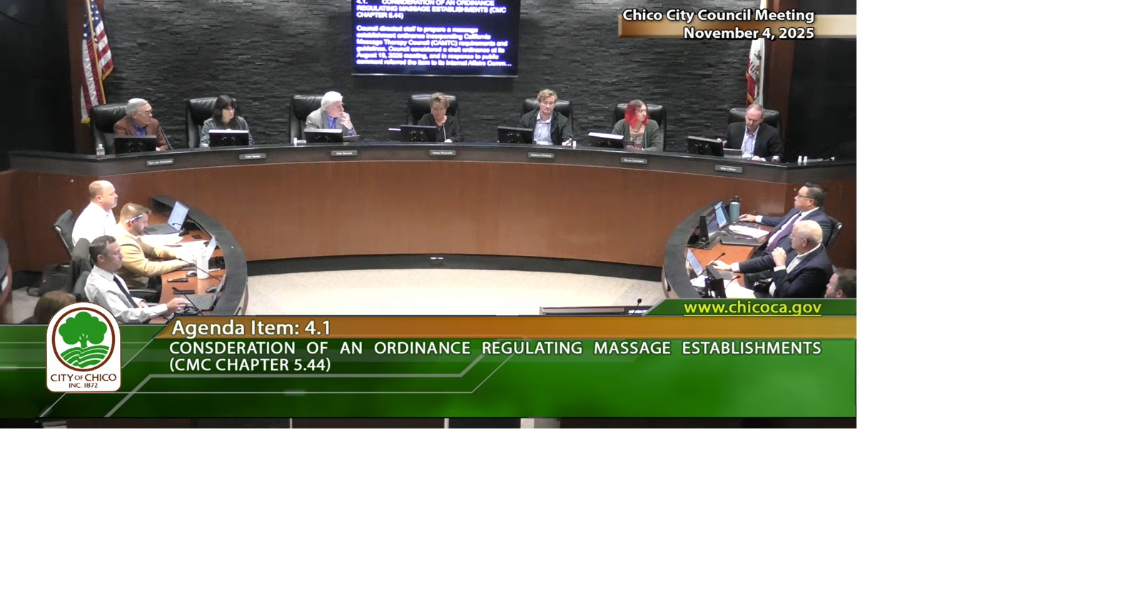 Chico City Council unanimously approves ordinance regulating massage ...