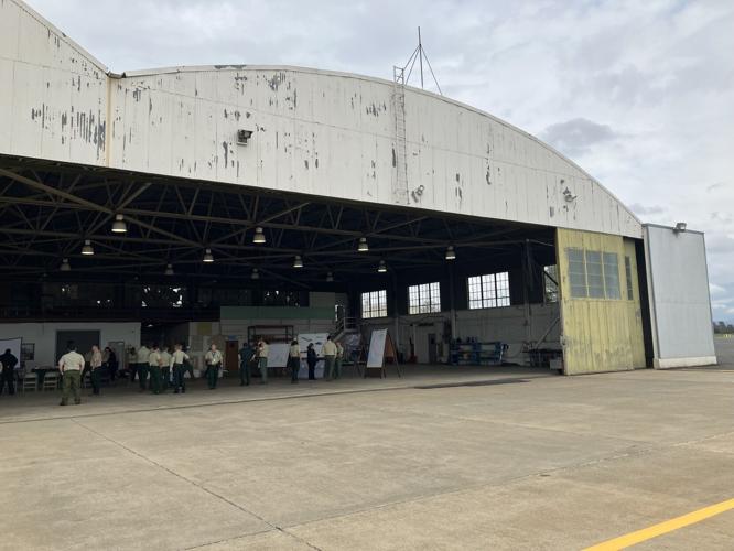 Five new fire-retardant loading pits unveiled at the Redding Air Attack ...