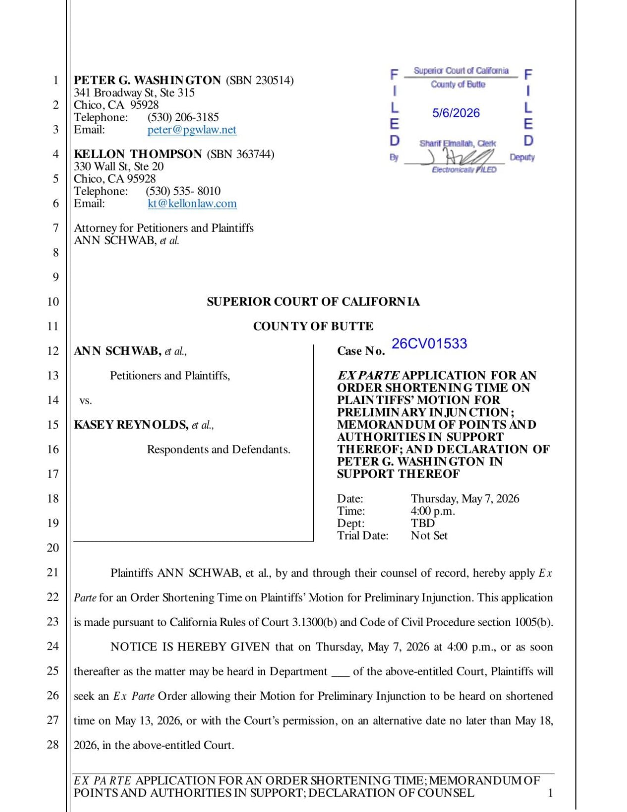 Former Chico mayor sues Mayor Kasey Reynolds over Downtown ...