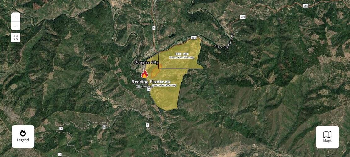 Containment increases to 90% for Reading Fire near Douglas City | News ...