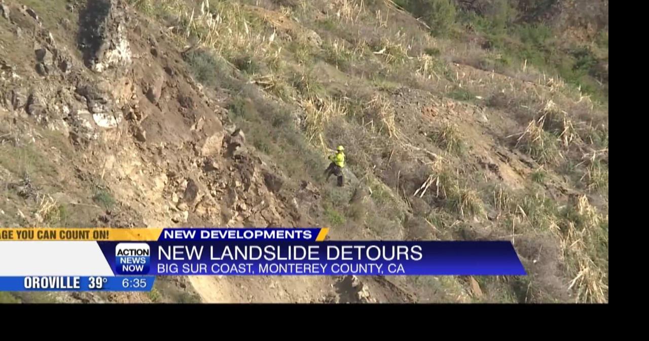 2 more landslides on Highway 1 have stranded people in the Big Sur community | Video ...