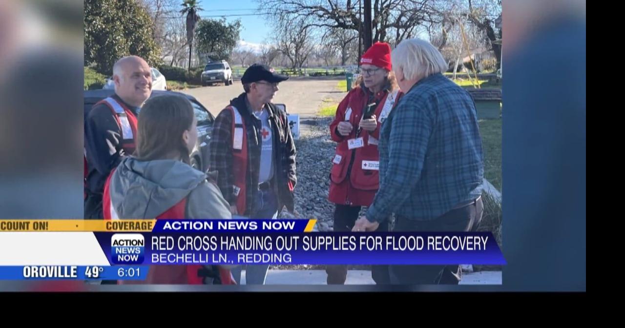 Red Cross hands out cleanup supplies, assesses flood damage in Redding ...
