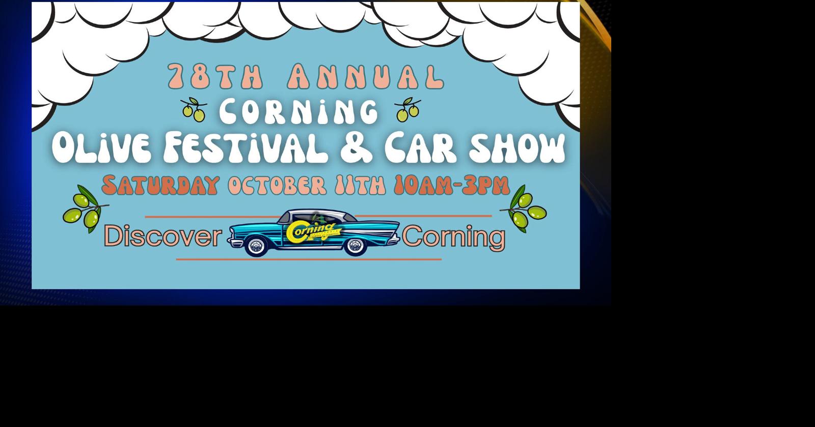 Registrations open for Car Show at the 78th Annual Corning Olive ...